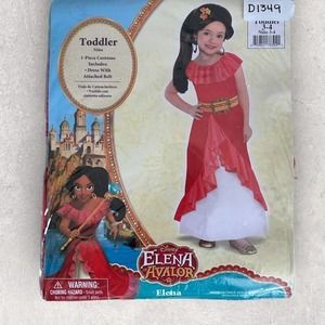 Party City | Costumes | Toddler Elena Of Avalor Halloween Costume Size ...